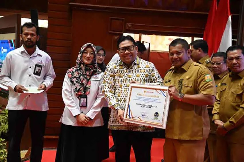 Aceh Besar Raih Predikat Kepatuhan Pelayanan Publik Terbaik Tahun 2024